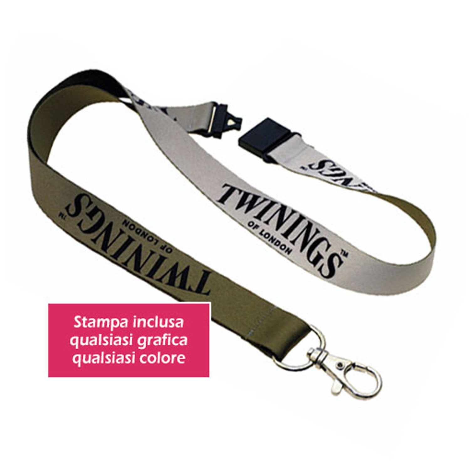 Porta Badge e Lanyard: Porta Badge Safe, con clip di sicurezza