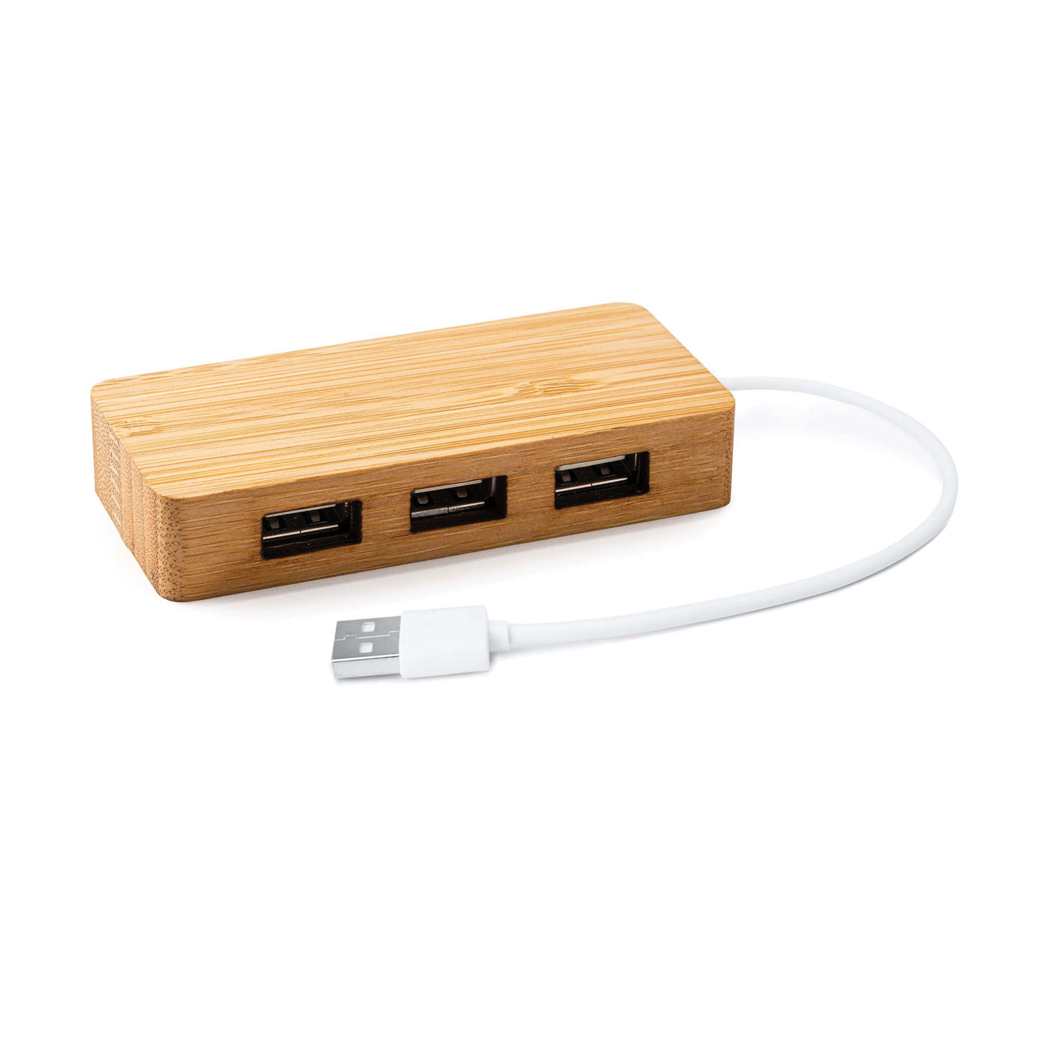 Hub Usb personalizzato legno | Gadget per l'ufficio con il tuo logo